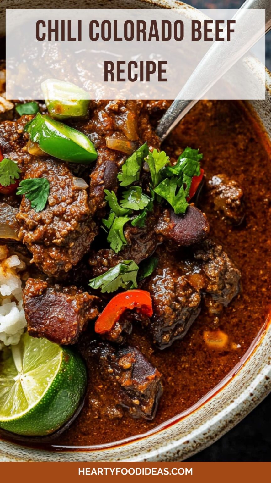 Chili Colorado Beef Recipe - Hearty Food Ideas