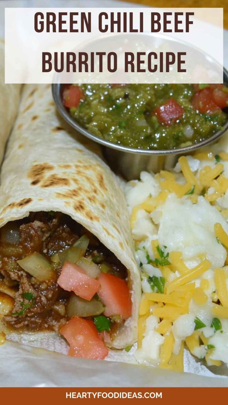 Green Chili Beef Burrito Recipe - Hearty Food Ideas