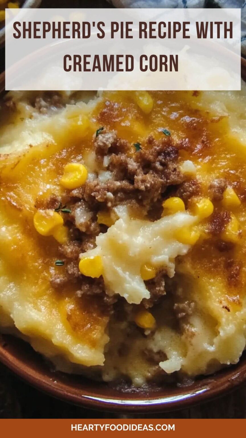Shepherd's Pie Recipe With Creamed Corn - Hearty Food Ideas