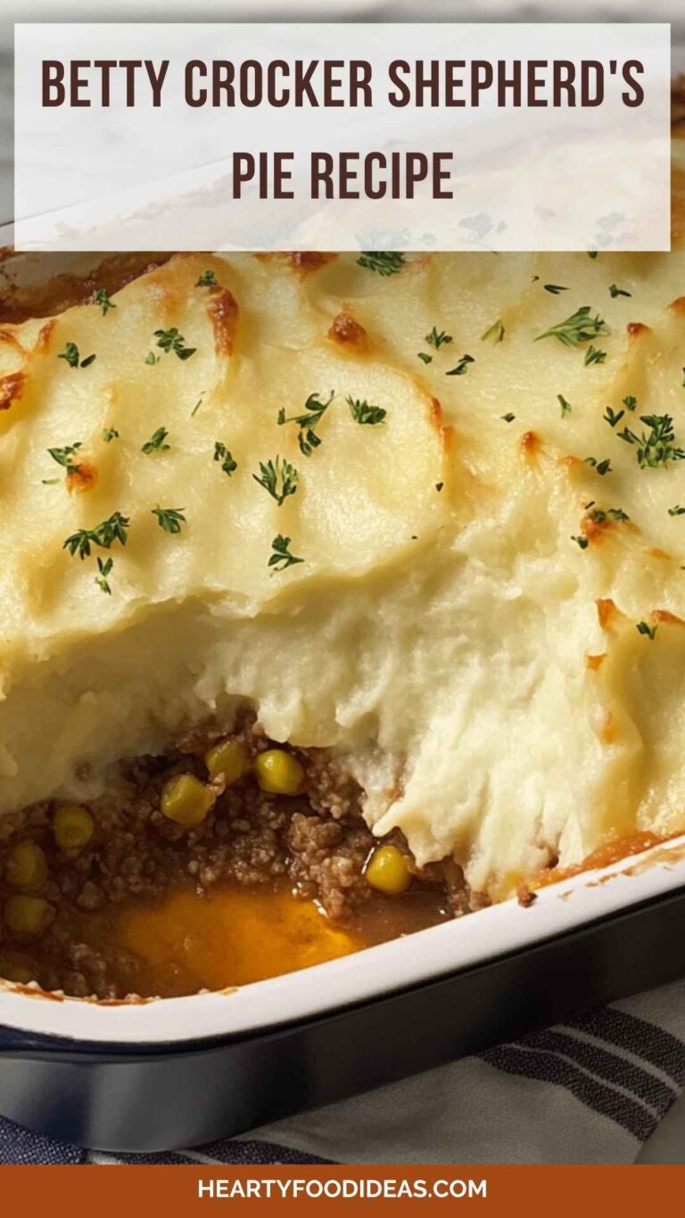 Betty Crocker Shepherd's Pie Recipe - Hearty Food Ideas